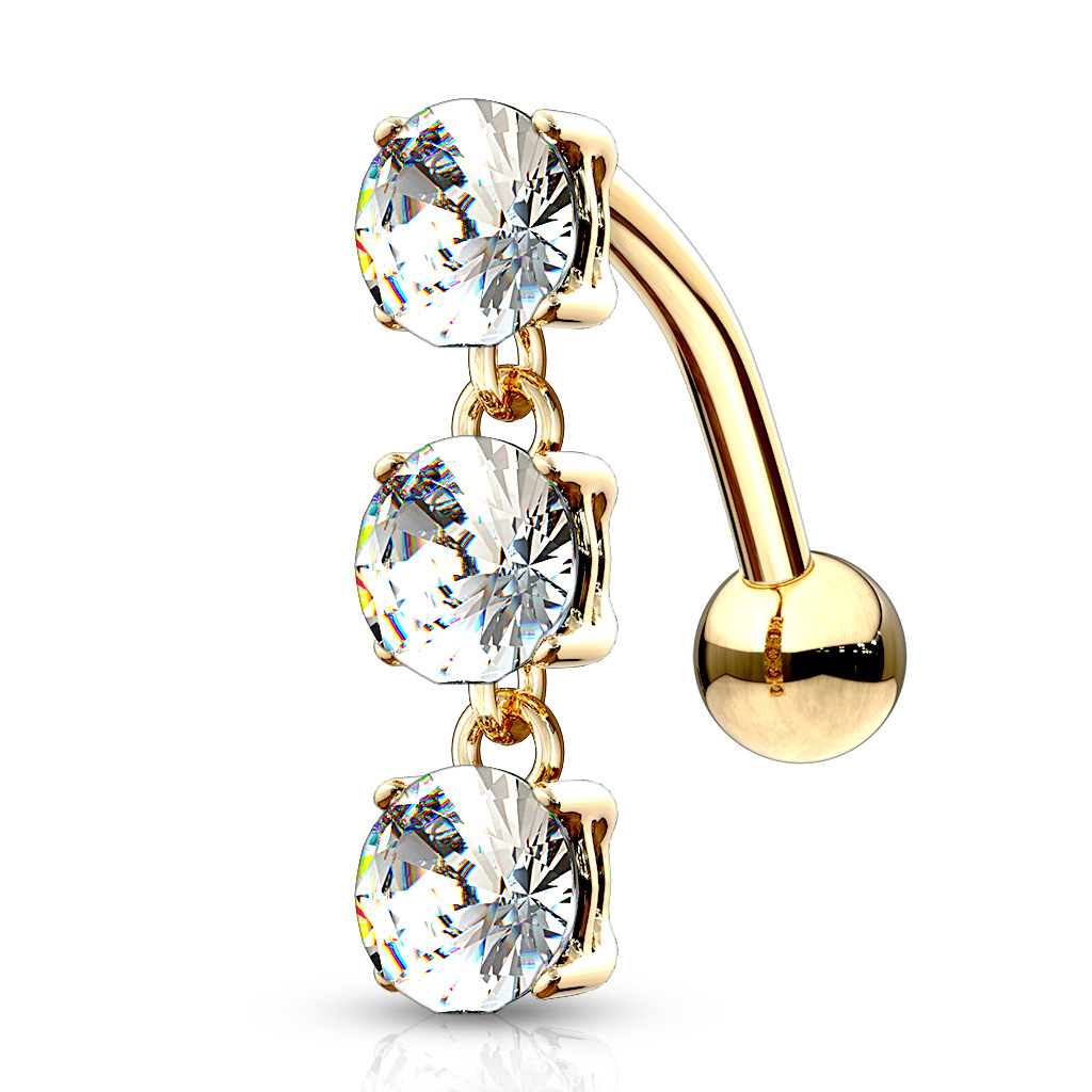 Reverse Belly Button Rings - Top Down Belly Rings — Belly Bling