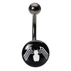 Spiderman Logo Belly Ring Navel Piercing Jewelry & Belly Rings — Belly ...