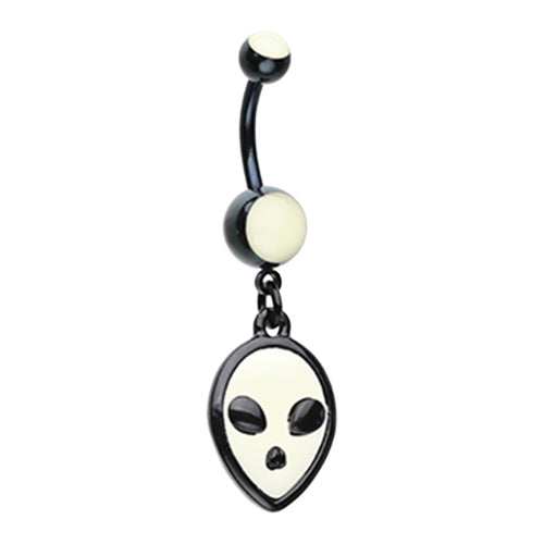 Blackline Alien Belly Ring Belly Bars & Belly Button Rings — Belly Bling