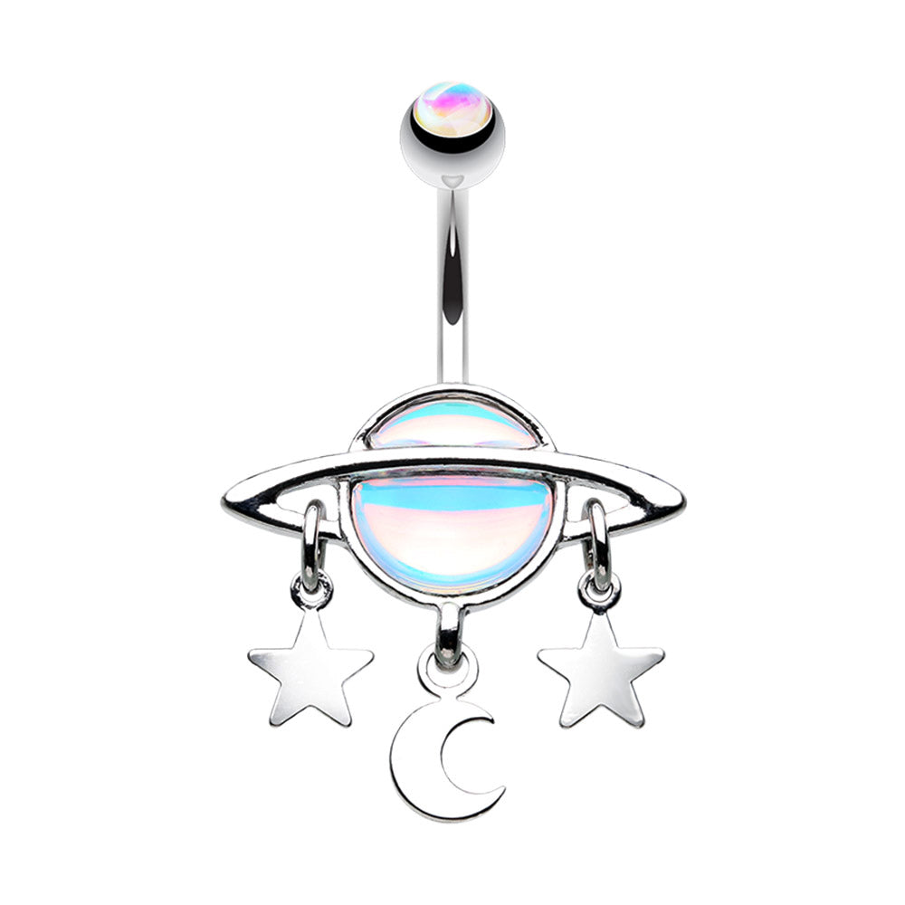 Orbiting Belly Ring Belly Button Rings & Bars — Belly Bling